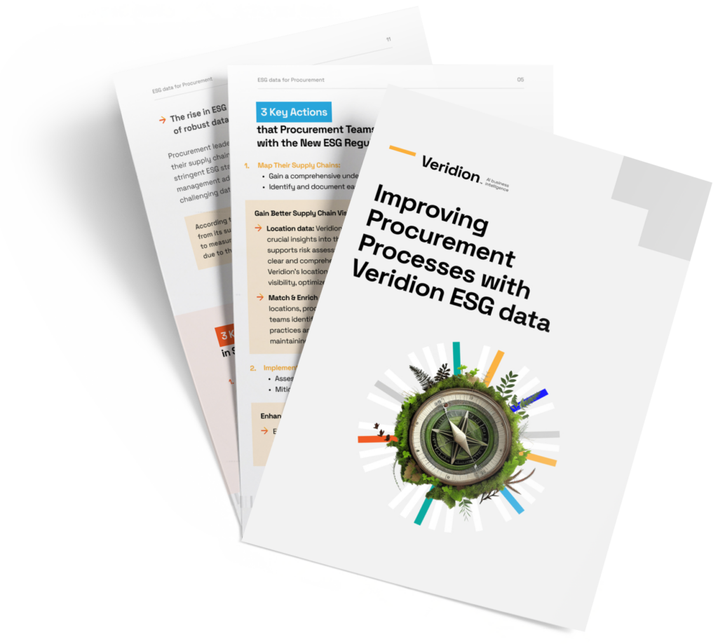Improving Procurement Processes with Veridion ESG Insights - Veridion