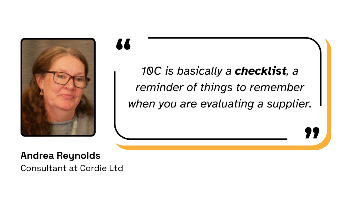 10c Model of Supplier Evaluation - Veridion